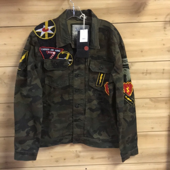 smoke rise | Jackets & Coats | Camouflage Jean Jacket | Poshmark